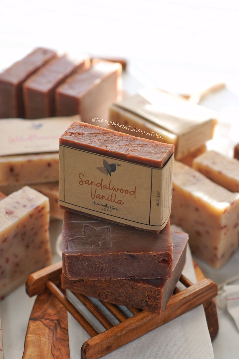 Nature's Natural Lather - Sandalwood Vanilla Soap Bar
