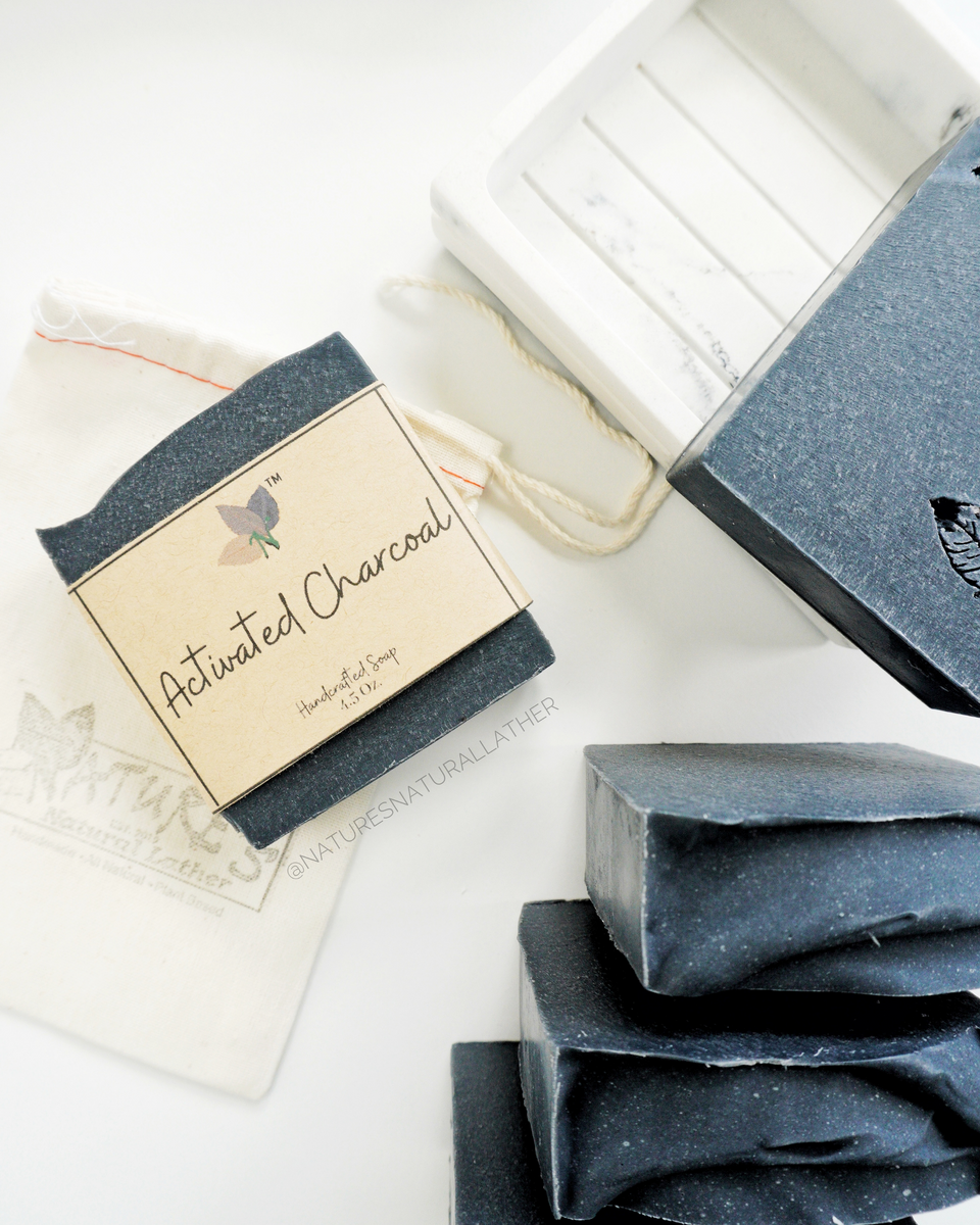 Nature's Natural Lather - Activated Charcoal Soap Bar
