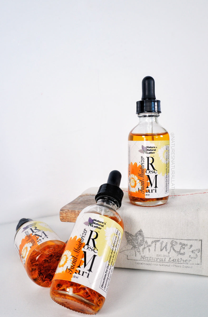 Nature's Natural Lather- Rose Mari Facial Moisturizer Oil