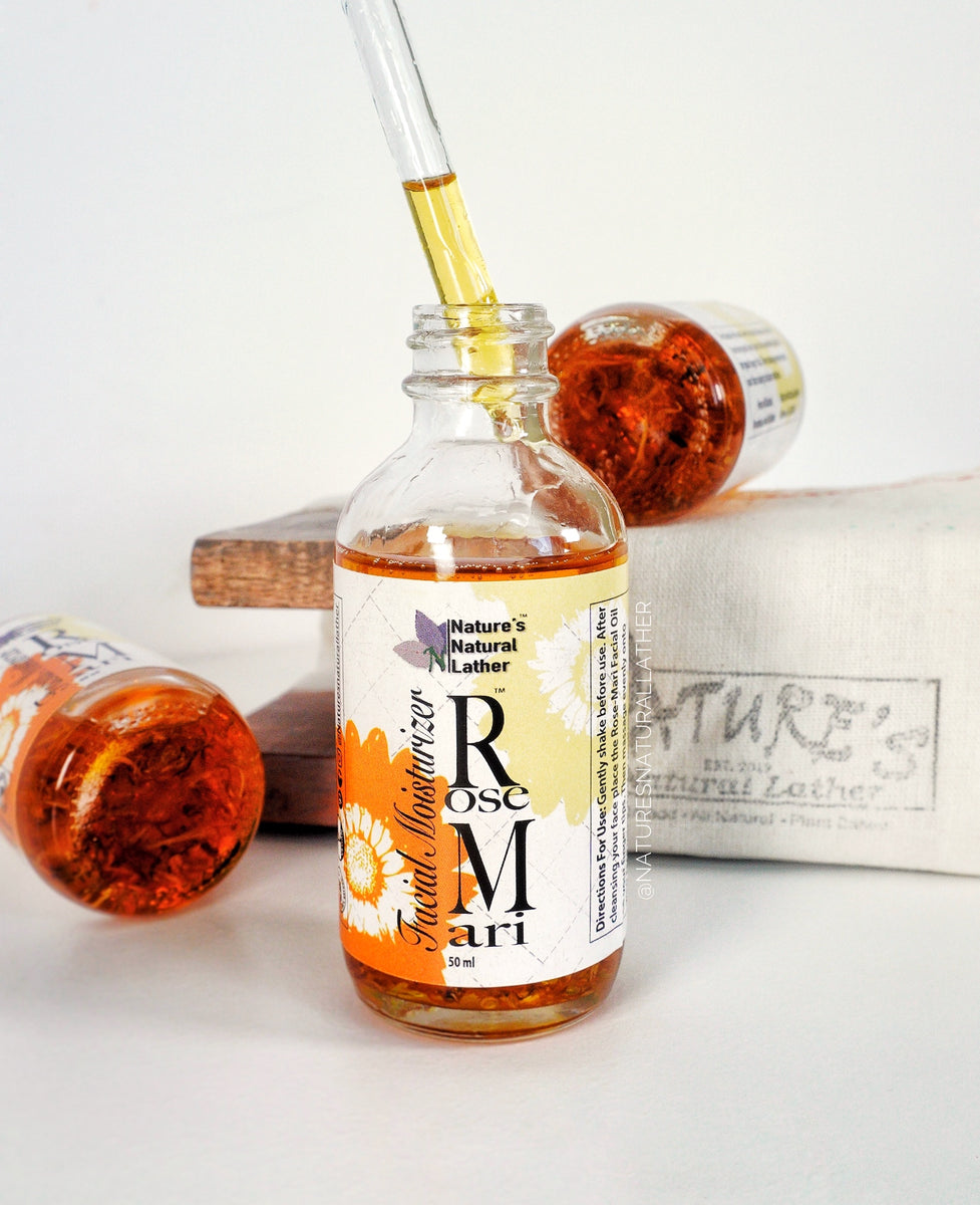 Nature's Natural Lather- Rose Mari Facial Moisturizer Oil