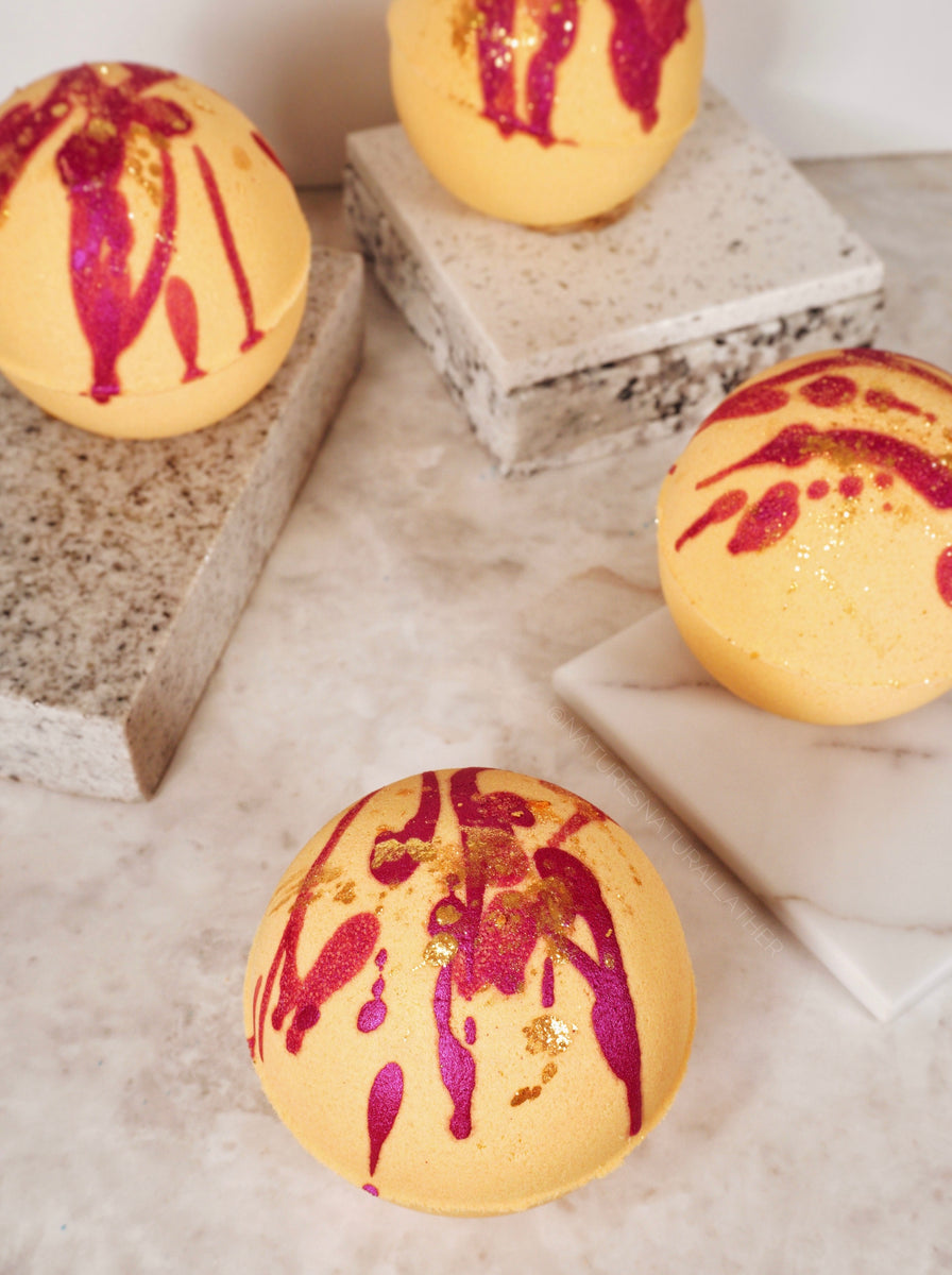 Nature's Natural Lather - Mango Guava Bath Bomb