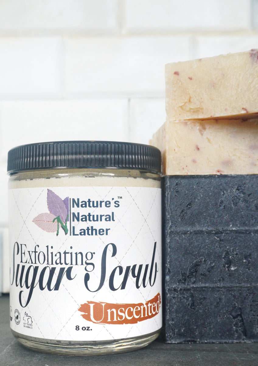 Nature's Natural Lather Unscented Exfoliating Sugar Scrub